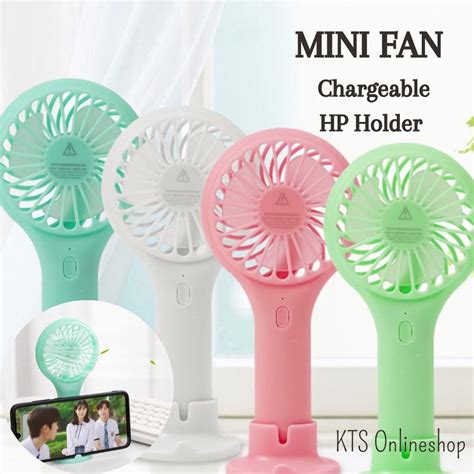 Jual KIPAS ANGIN MINI Chargeable Kipas PORTABLE HP Holder Hp Mini Fan Shopee Indonesia