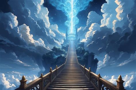 Premium Photo Azure Ascent