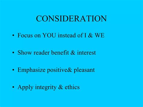 7 Cs Ppt With Excercises PPT