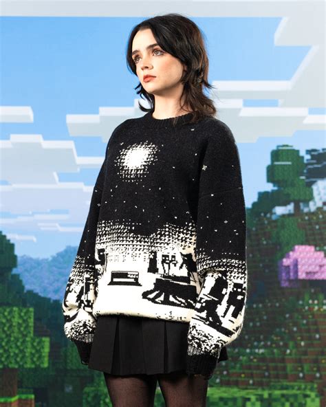 The Monsters Nearby Knit Very Cool X Minecraft Cool Shirtz