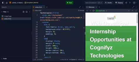Vansh Raj On Linkedin Cognifyz Internship Cognifyztech Webdevelopment Cognifyztechnologies