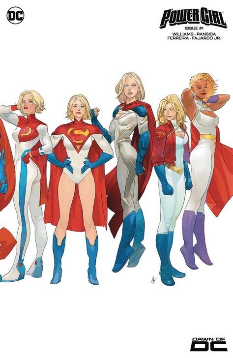 Power Girl 1 Variant Covers R Comics