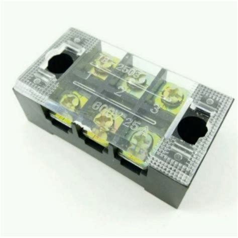Jual Terminal Blok Tb 2503 3pole 25a Fort Shopee Indonesia