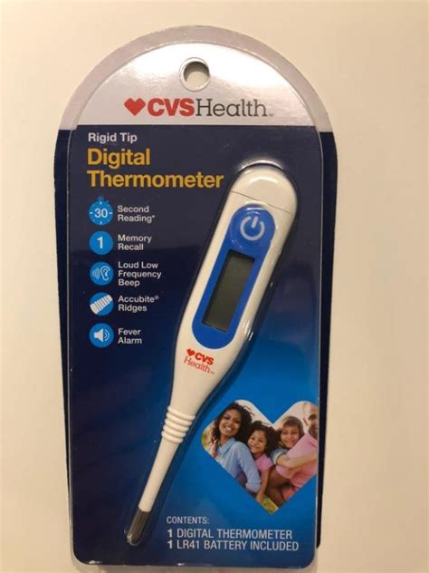 BNIB CVS Health Rigid Tip Digital Thermometer Everything Else On Carousell