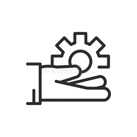 Customer Support Technical Icon Stock Vector Illustration Of