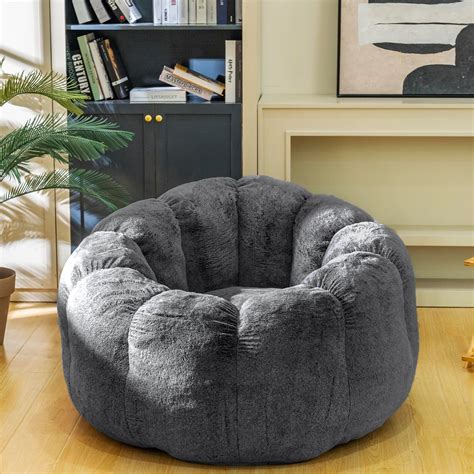 Oversized Bean Bag Chairs For Adults Memory Foam Lazy Sofa