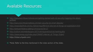 IoT Security Risks And Challenges PPTX Computing Technology Computing