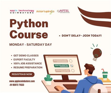 Certification Python Course Just 3 Months In Coimbatore You Can Earn