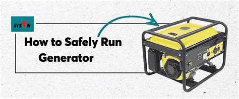 Safe Use Of Generators Generator Safety Guide Bison Machinery