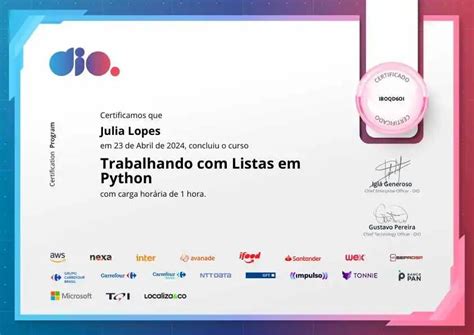 Trabalhando Com Listas Em Python Julia Lopes