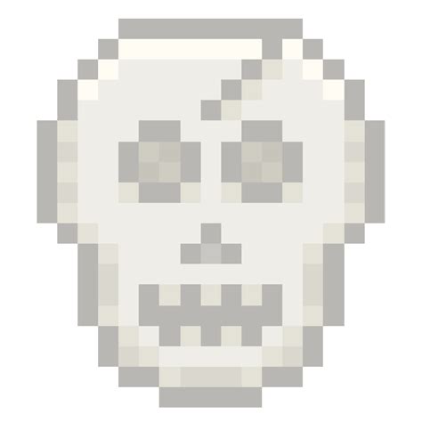 Skull Pixel Art 32479647 Png