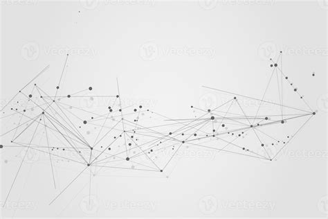 Abstract Connecting Dots Polygonal Background Connection Technology Design 10554808 Stock