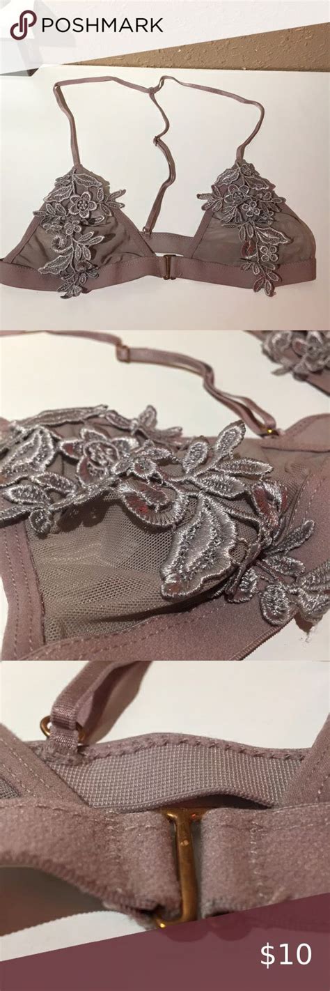 Front Clasp Bra With Floral Detail Front Clasp Bra Fashion Clothes
