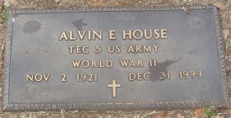 Alvin Eugene House 1921 1999 Find A Grave Memorial