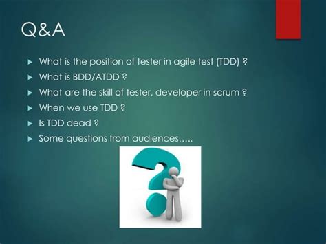Tdd Test Driven Development Ppt