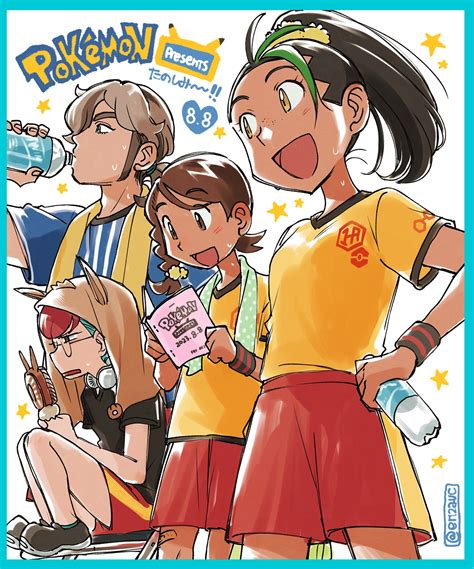 Juliana Nemona Arven And Penny Pokemon And 2 More Drawn By