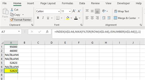 How Do I Get The Last Value Above My Current Row In The Same Column In Excel Stack Overflow