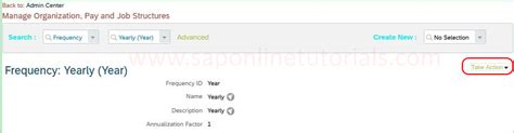 How To Create Frequency In SAP SuccessFactors