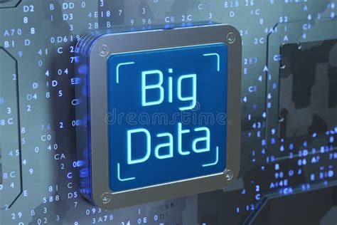 Big Data Connection Complex Data Array Visual Concept Big Data