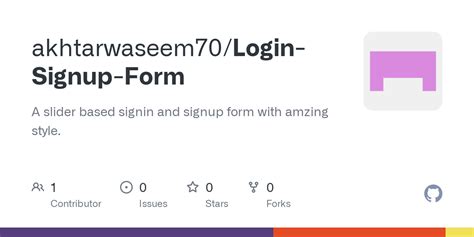 Github Akhtarwaseem Login Signup Form A Slider Based Signin And Signup Form With Amzing Style