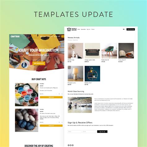 Templates Update Updates Strikingly