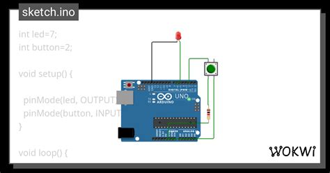 Ledbuttononoff Wokwi Esp32 Stm32 Arduino Simulator