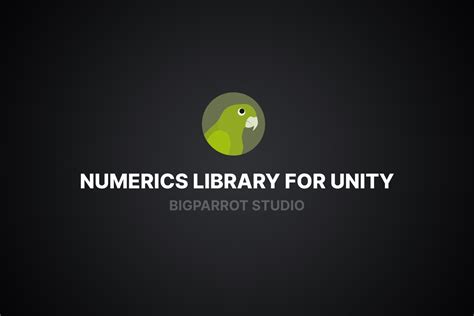 Numerics Library For Unity Utilities Tools Unity Asset Store