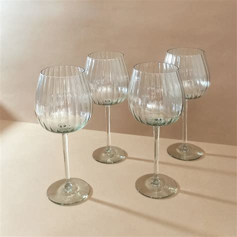 Ribbed Wine Glass Host The Event