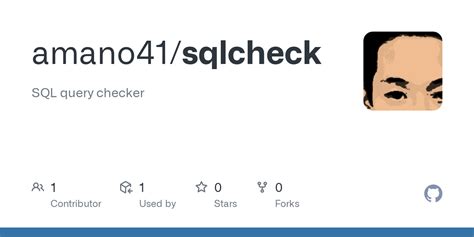 github amano41 sqlcheck sql query checker