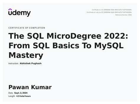 Pawan Kumar On Linkedin Sql Mysql Udemy Learning Datamanagement