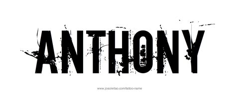 anthony name tattoo designs name tattoos name tattoo designs name tattoo