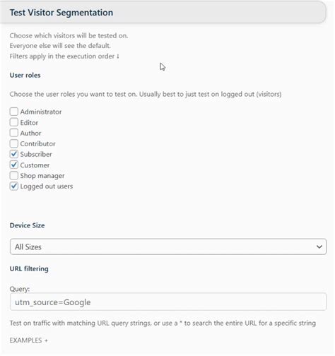 Targeting And Segmentation Ab Split Test
