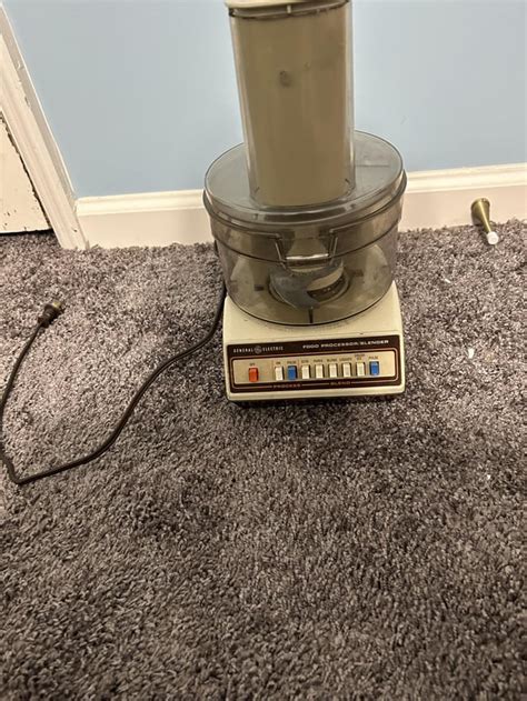 A Vintage Ge Food Processor Blender But I Dont Have The Blender Jar