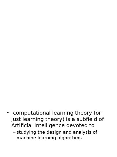 Computational Learning Theory By Safdar Khan Pdf Time Complexity