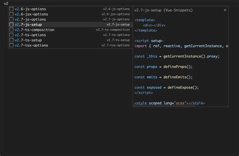 Vue Snippets Visual Studio Marketplace