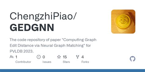 github chengzhipiao gedgnn the code repository of paper computing
