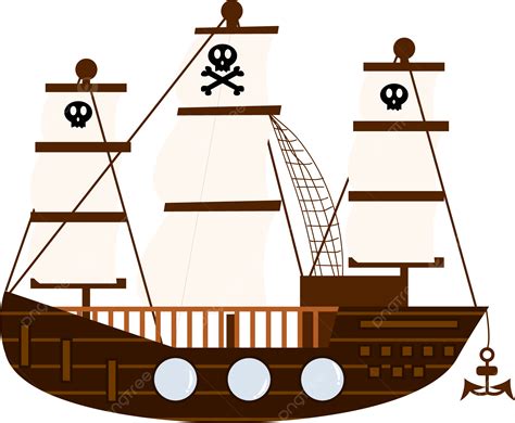 Barco Pirata De Dibujos Animados Png Barco Pirata Pirata