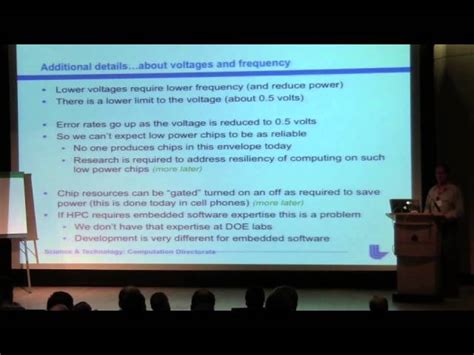 Cnow Talk C Use In High Performance Computing Within Doe Past And Future From Cppnow