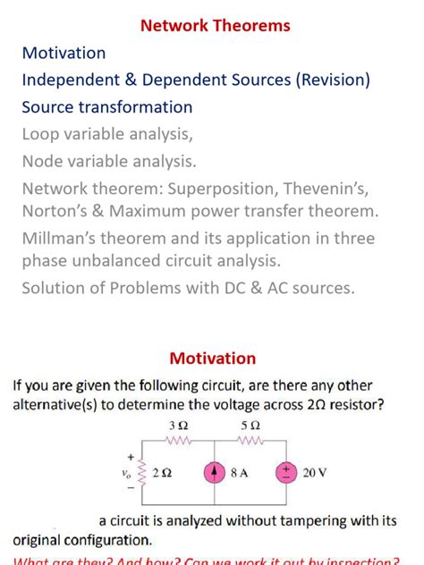 Utilization Of Source Transformation To Simplify Circuits Pdf
