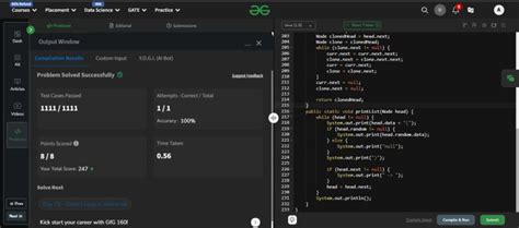 Linkedlist Clonelinkedlist Deepcopy Problemsolving Gfg160 Arshiya Gupta