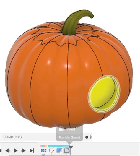 solved how to soften edges forming edge of a hole in a pumpkin body