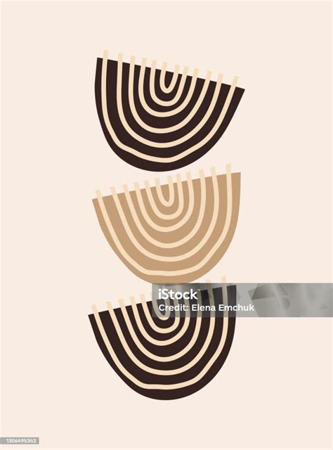 기하학적 균형 모양과 라인을 가진 현대적인 추상적 인 미적 배경 라인아트에 대한 스톡 벡터 아트 및 기타 이미지 라인아트