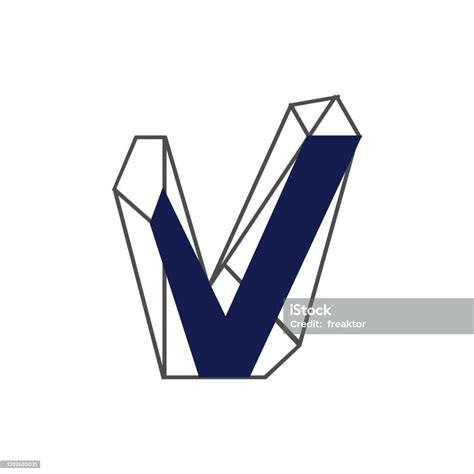 현대 기하학적 벡터 로고 타입 초기 문자 V 로고 프리미엄 브랜드 아이덴티티 0명에 대한 스톡 벡터 아트 및 기타 이미지 0명 개념 기업 비즈니스 Istock