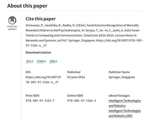 Srinivasan R On Linkedin Smartcom24 Springer Deeplearning Research Published Firstpaper