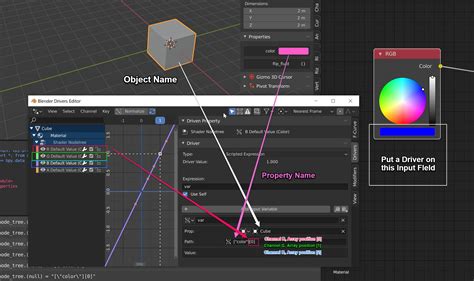 Cycles Render Engine Drive Color Via Custom Property Blender Stack