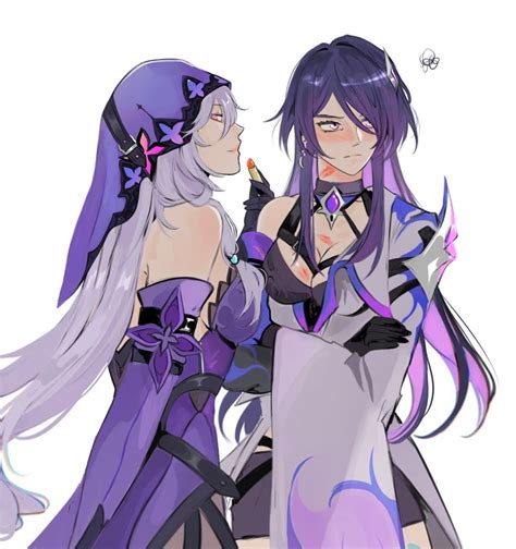 Black Swan And Acheron Honkai And More Drawn By Frendraw Danbooru