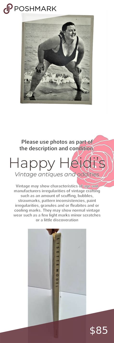 Lisette Model By Lisette Model Aperture Inc 70s Vintage Hardcover