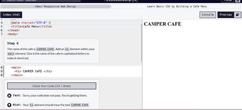 I Am Stuck At The Very Basic H1 Element I Think I Have Done Right But It Is Showing Error