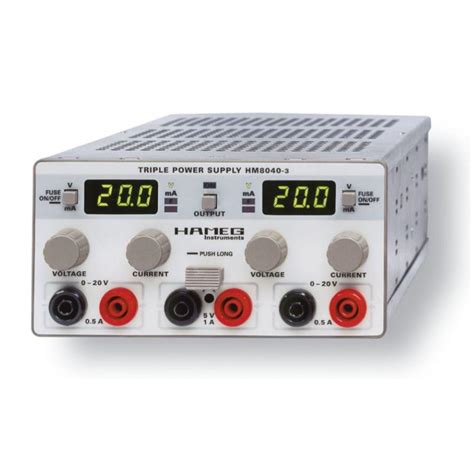 HM 8040-3 | ROHDE & SCHWARZ Labortápegység 2x0-20V/0,5A 5V/1A| 80474