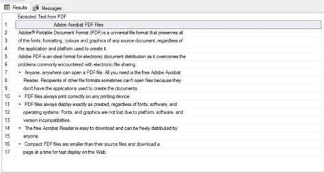 Import Data From Pdf Files Using R Scripts Sql Server